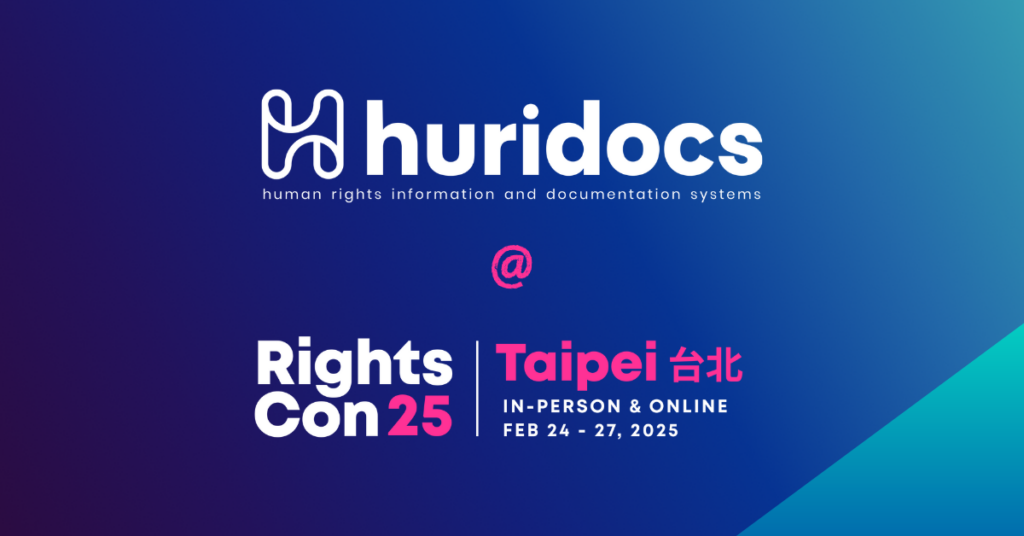 HURIDOCS at RightsCon Taipei 2025 | HURIDOCS