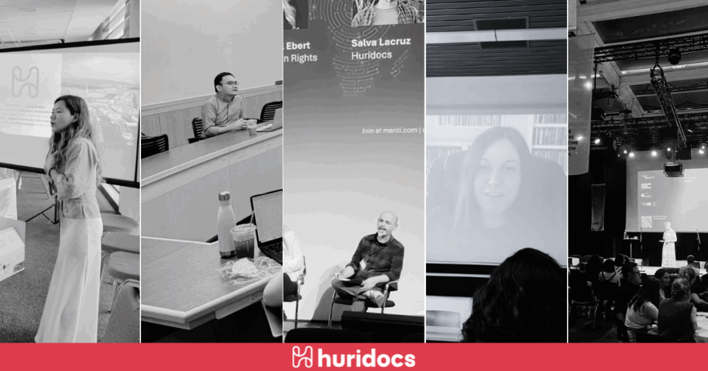 HURIDOCS engages in global events on human rights and technology | HURIDOCS